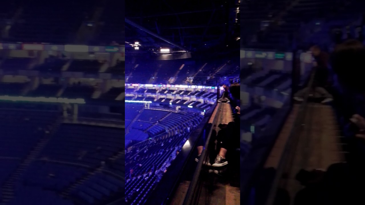 The O2 Arena London - View from Block 402 Row A - YouTube