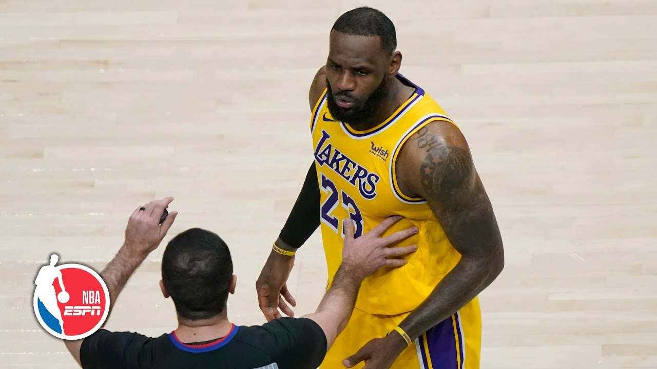Lakers vs. Hawks features heated moment between LeBron and some fans ...