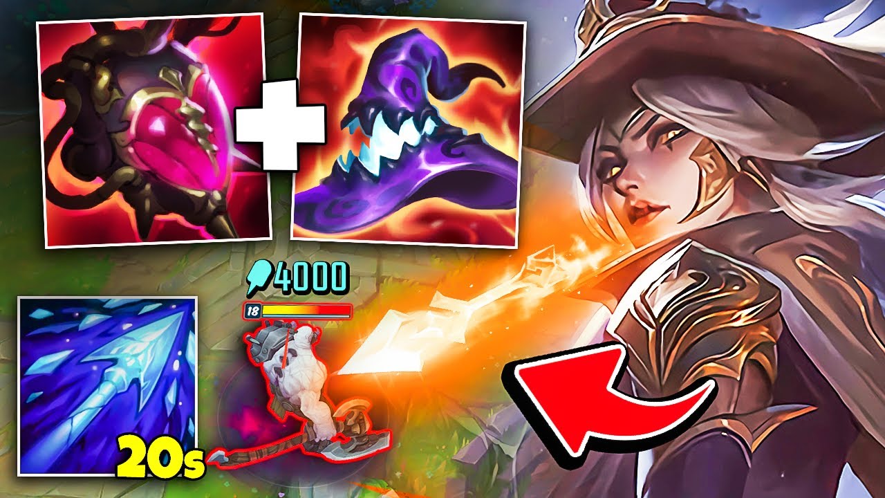 ASHE, BUT I SHOOT AN ARROW THAT BURNS YOU FOR 3000 DAMAGE! (NEW AP ASHE ...