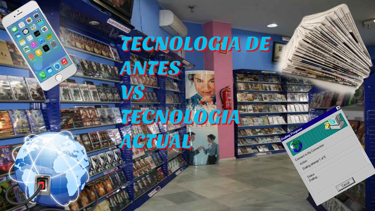 TECNOLOGIA DE ANTES VS TECNOLOGIA ACTUAL - YouTube