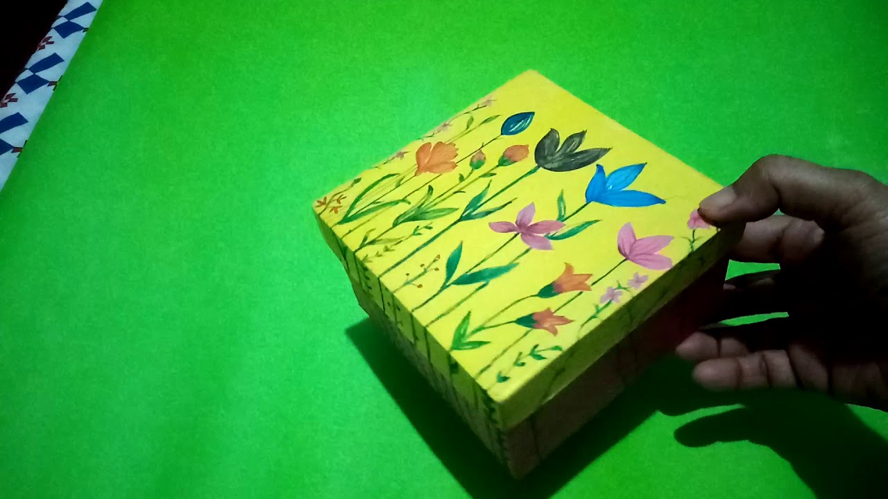 MY HAND PAINTED GIFT BOXES 1 - YouTube