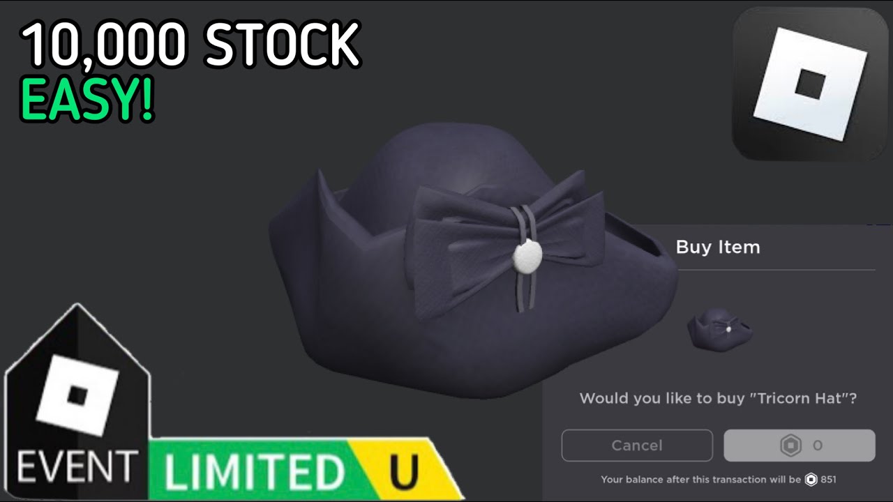 [FREE LIMITED UGC] How to get the TRICORN HAT in Hamilton Simulator ...