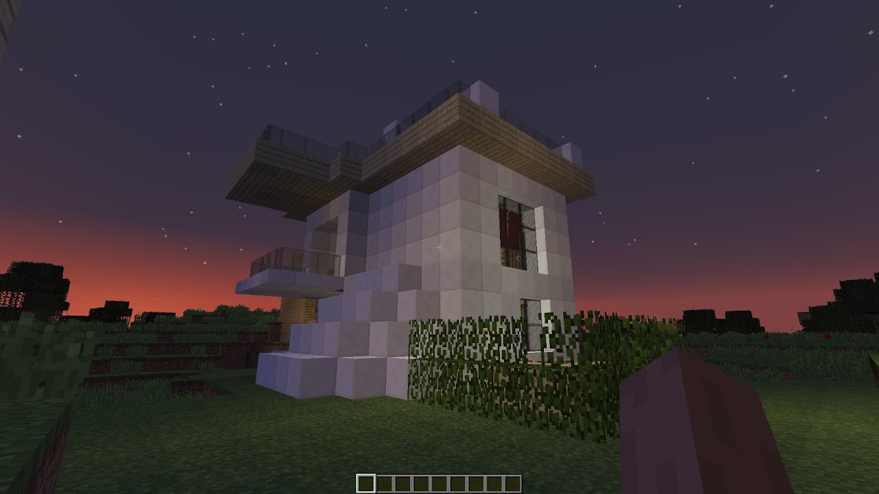 MInecraft | Quartz House (With a secret vault!) - YouTube