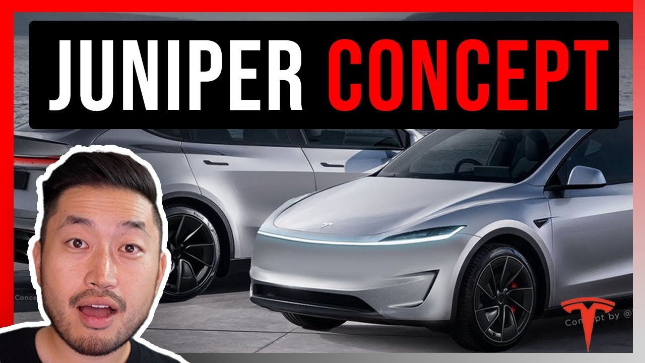 Model Y Juniper Refresh Front LED Concept - YouTube