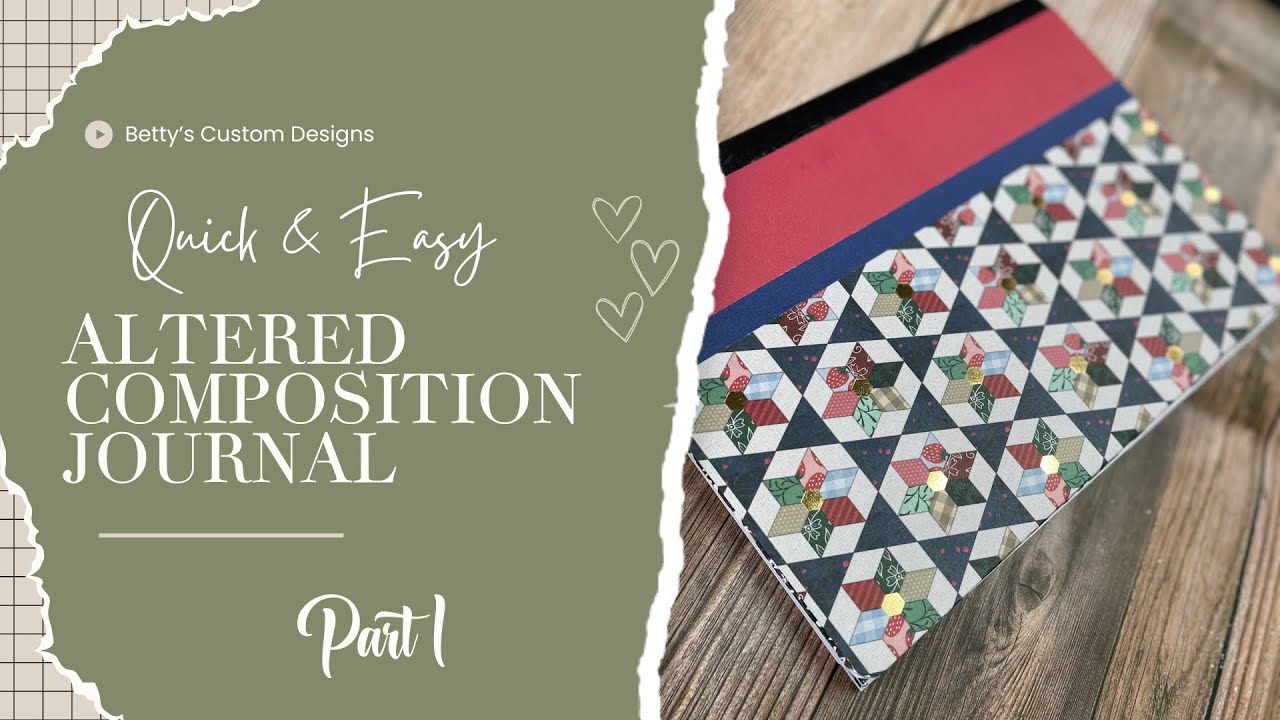 Altered Composition Junk Journal Planner - Quick and Easy Tutorial - Part 1 - Cheap Planner Idea ...