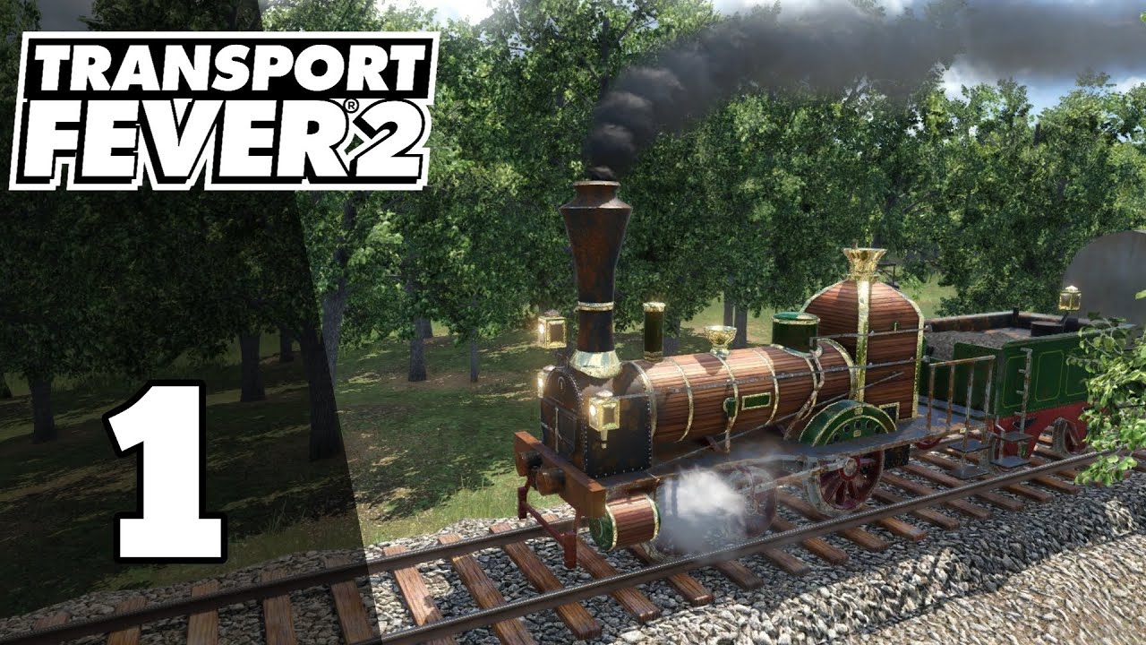 Die erste Bahn 1850 # 1 Transport Fever 2 Deutsch German Gameplay - YouTube