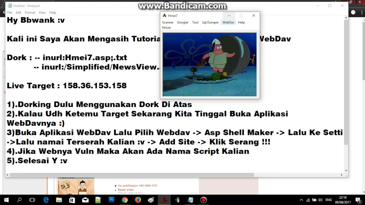 Cara Deface Metode Webdav Dengan Mudah - YouTube