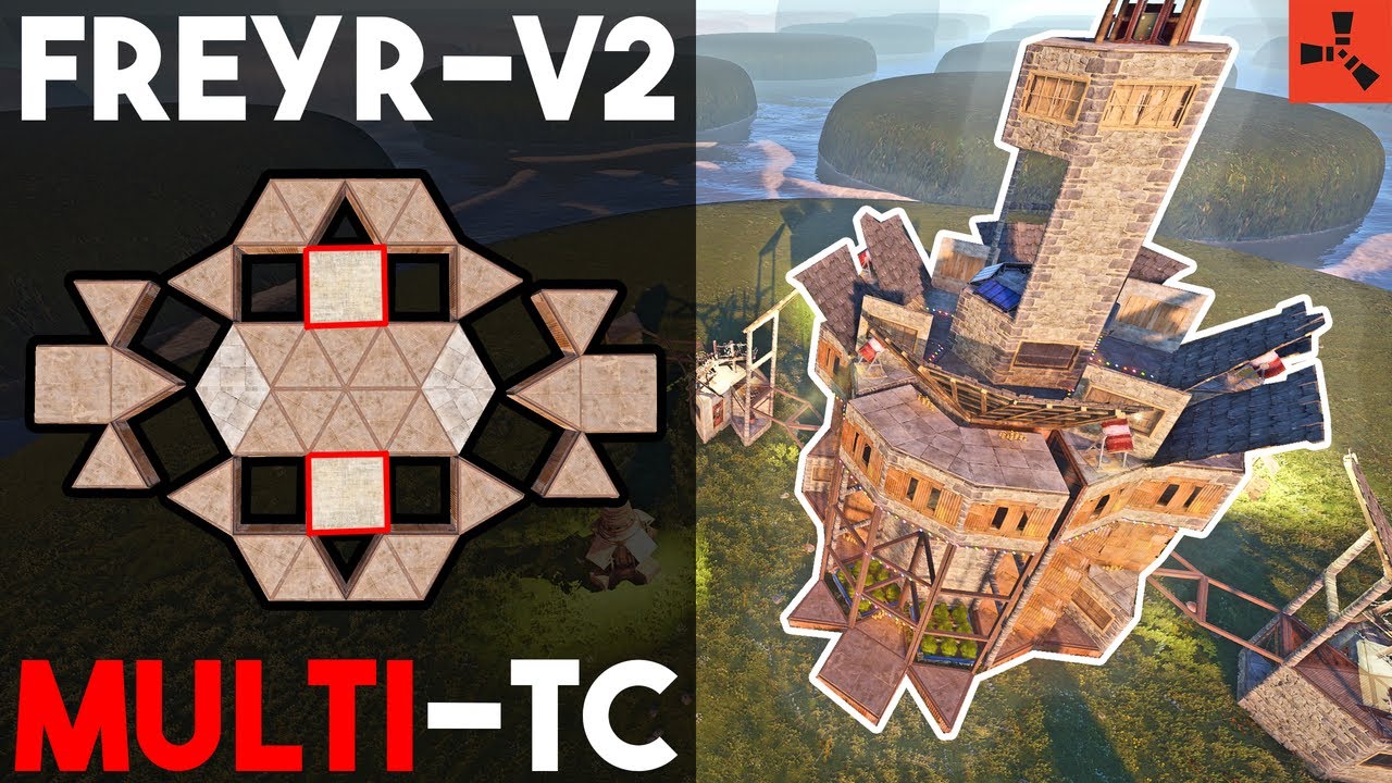 *STRONG* Double Bunker DUO / TRIO Base Design - Rust Base Building 2021 ...