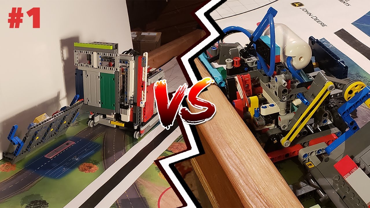 FLL City Shaper V2.0 - Pneumatic Attachments #1 - Traffic Jam - YouTube