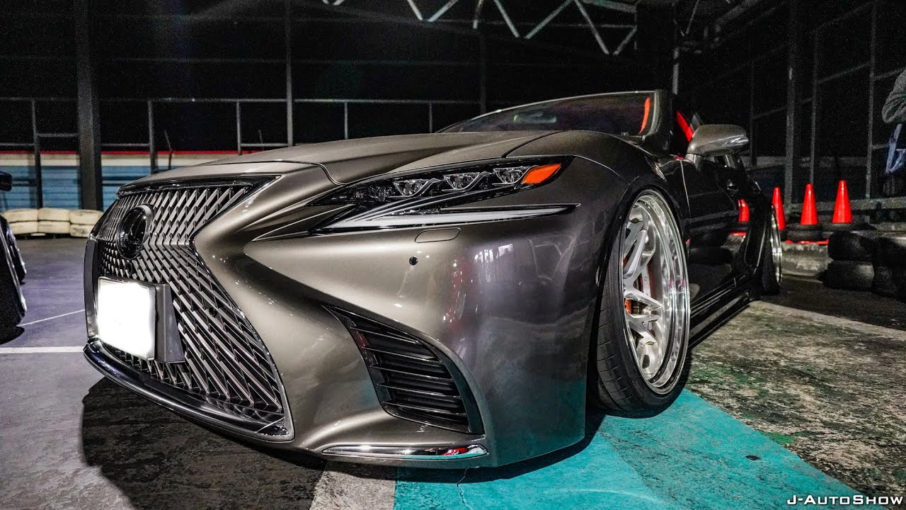 LEXUS LS500 VIPSTYLE レクサス LS500 カスタム - lowered meet 2021 ロワミ - YouTube