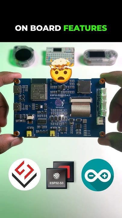 World’s Smallest ESP32 S3 Development Board with 4.3 inch Display # ...