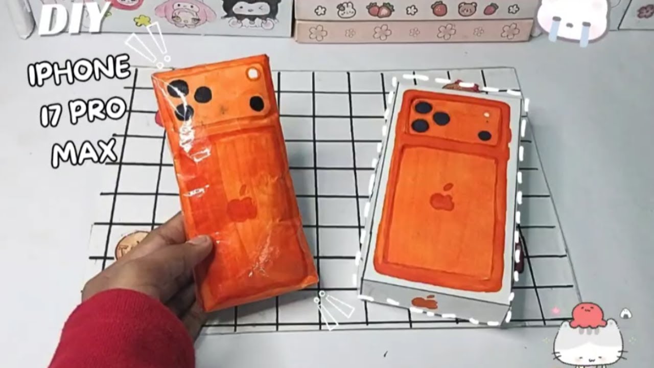 How to Make a Paper iPhone 17 That Looks Real! | iPhone 17 Pro tutorial ...
