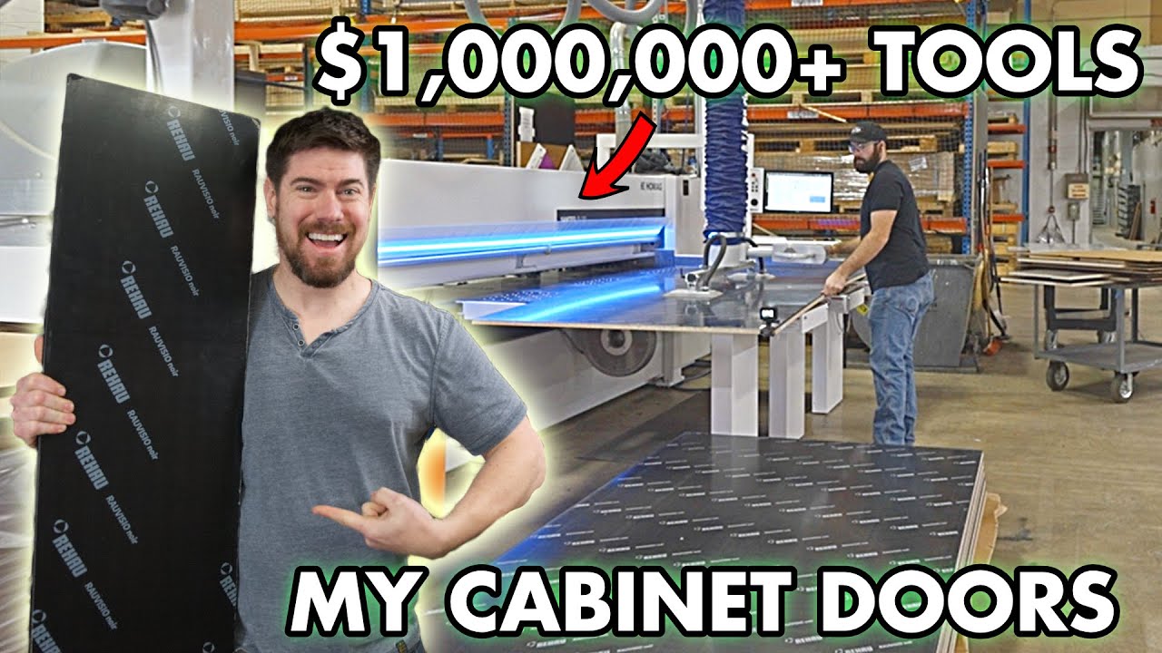 Over $1,000,000 in Tools to Make DOORS for Kitchen Cabinets?? - YouTube