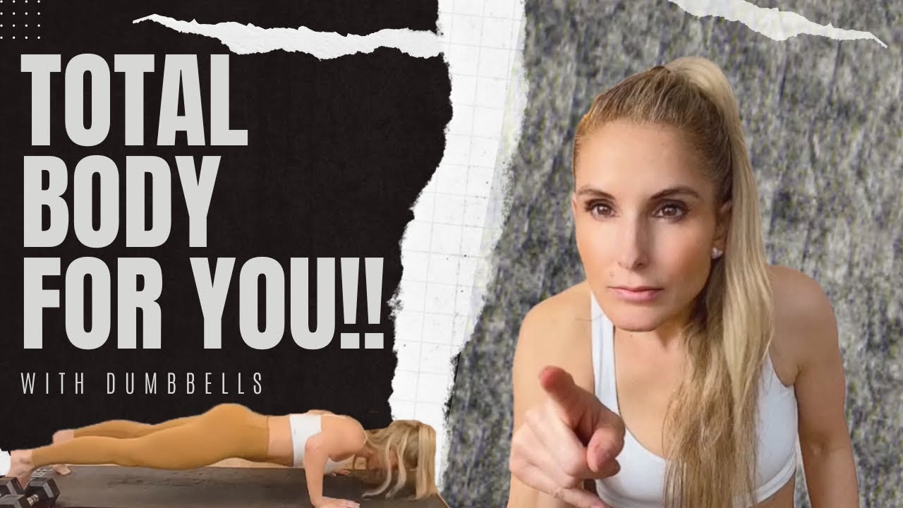 20 Minute TOTAL BODY WORKOUT | WITH DUMBBELLS | Strengthen & Tone - YouTube