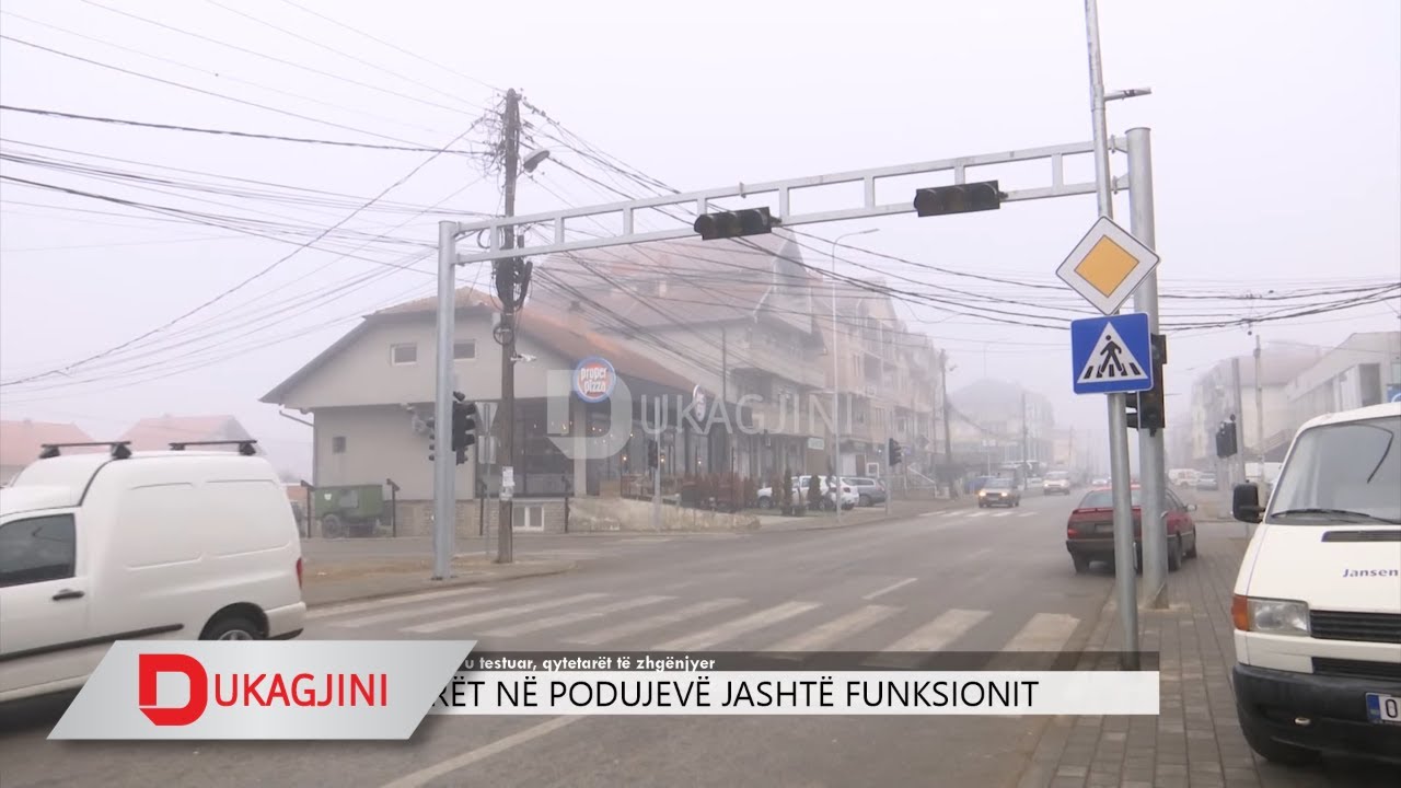Semaforet ne Podujeve jashte funksionit - YouTube