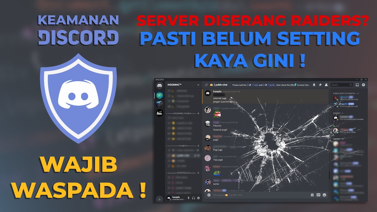 Server Discord Anti Raid! Pemula dan Pro Wajib Tau - YouTube
