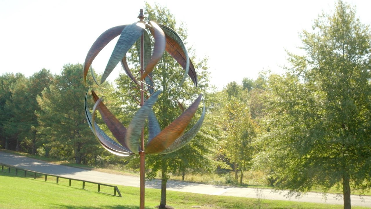 Bronze and Patina Dual Swirl Spinner - YouTube