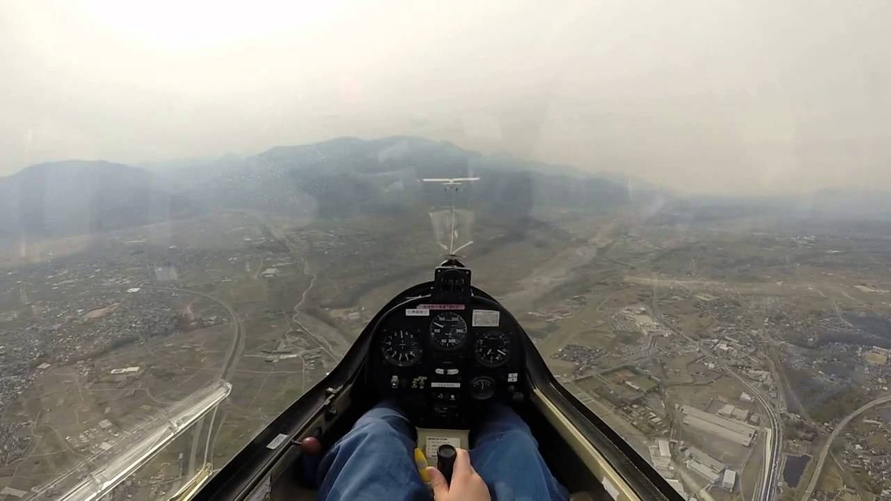GoPro hero3+ test Glider traning - YouTube