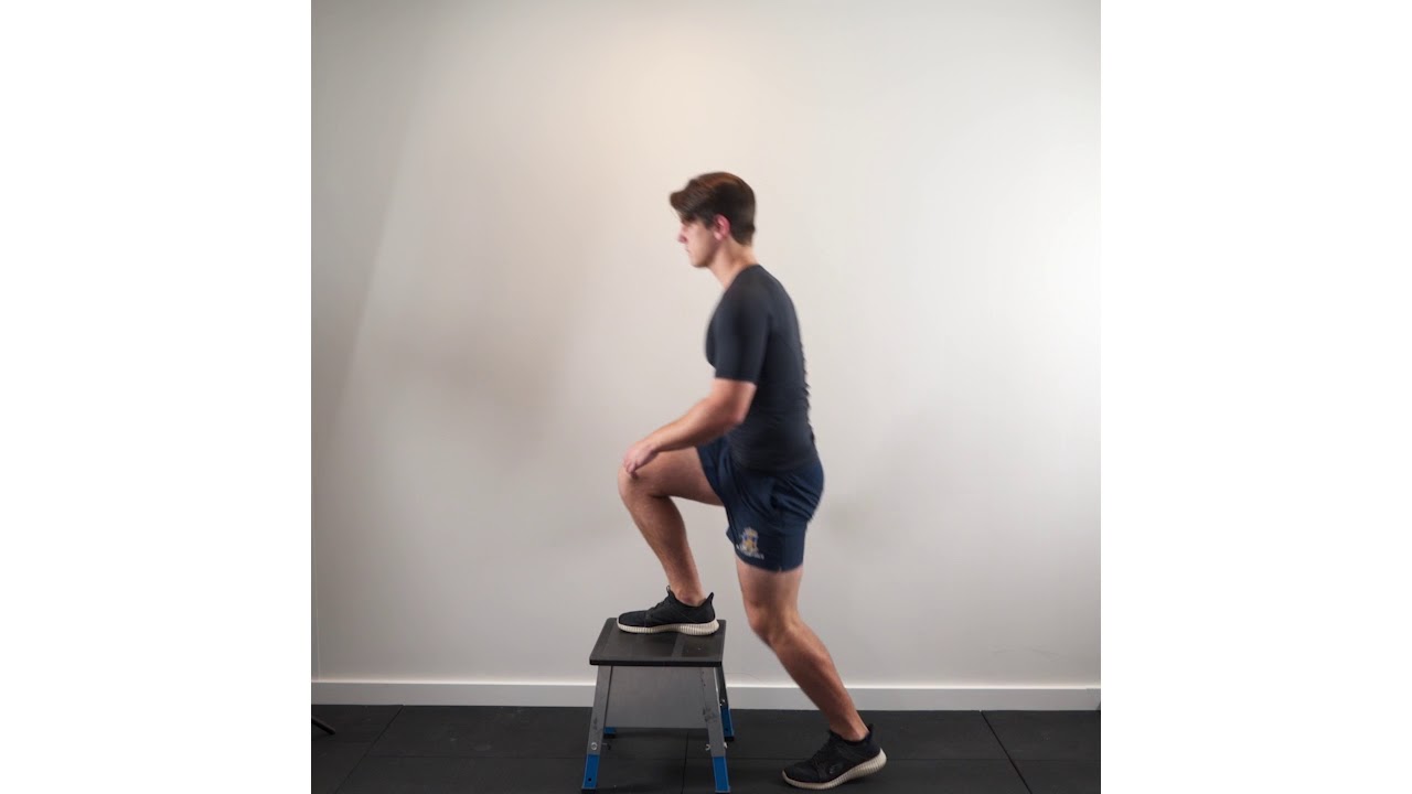 Bx Step up Knee Drive - YouTube
