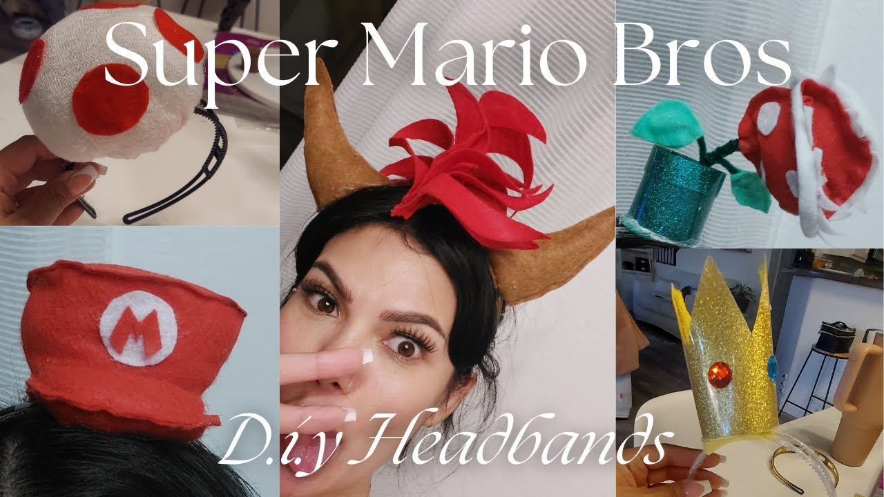 Super Mario Bros // Inspired Headbands - YouTube
