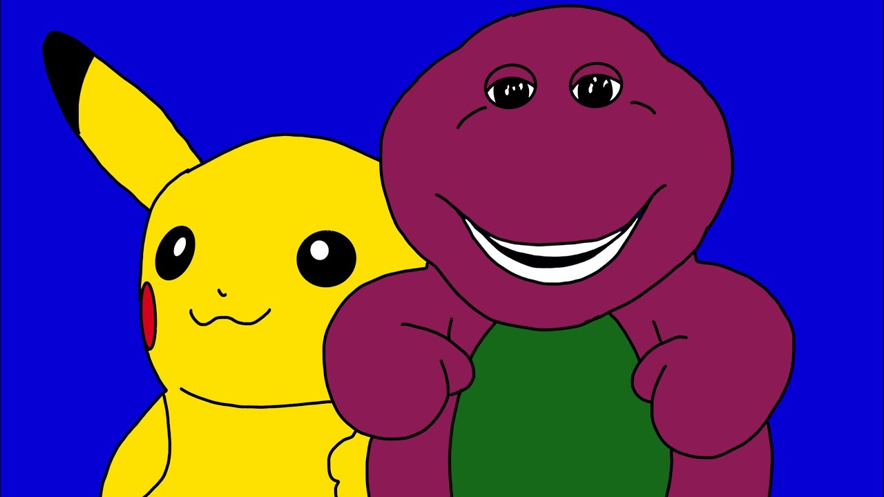 Barney Doll Wink Homemade 157 (Pokémon Edition) ️💛💙⚡️ - YouTube