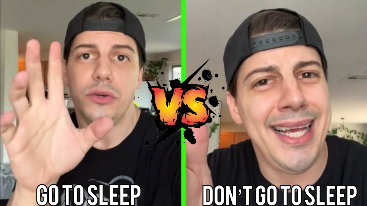 Go to sleep vs Don’t go to sleep meme - YouTube