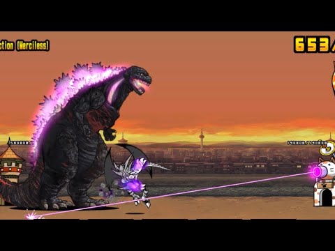 The Battle Cats Godzilla: Easy Assault - YouTube