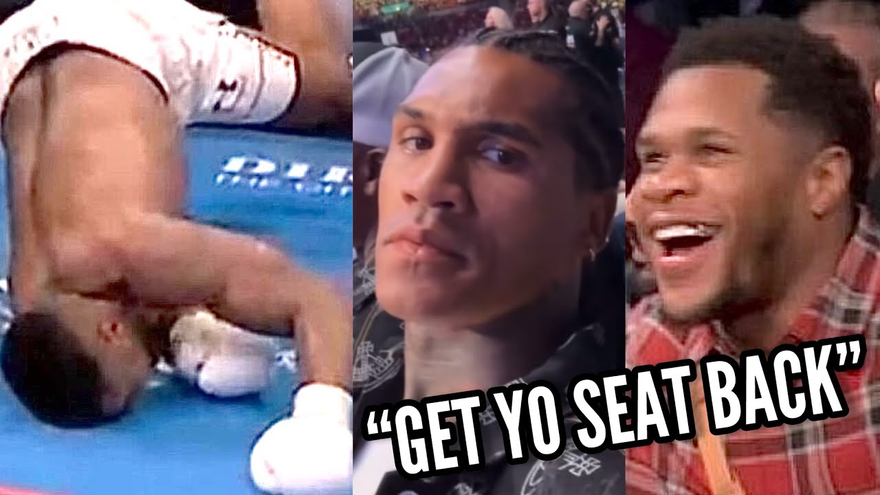ANTHONY JOSHUA FACE-PLANTED BY DANIEL DUBOIS | DEVIN HANEY GETS SEAT ...