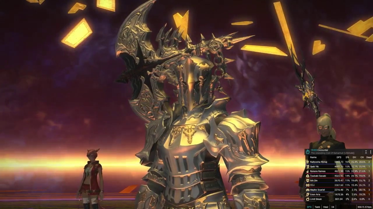 FFXIV - Unending Coil of Bahamut (Ultimate) Clear (Exodus' Solar WAR ...