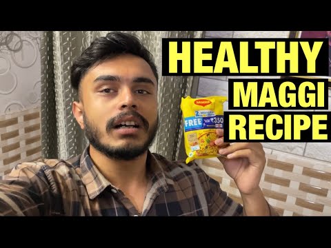 High protein maggi recipe | tasty & healthy | day 53/100 | Abhishek ...