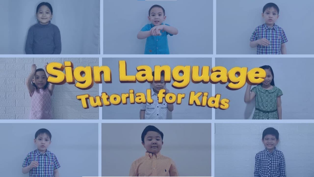 Sign Language Tutorial for Kids - Church Terms - YouTube