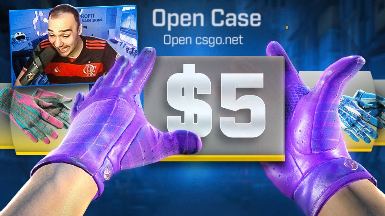 com $5, GANHEI uma LUVA ROXA super LINDA e CARA para um INSCRITO no CS ...