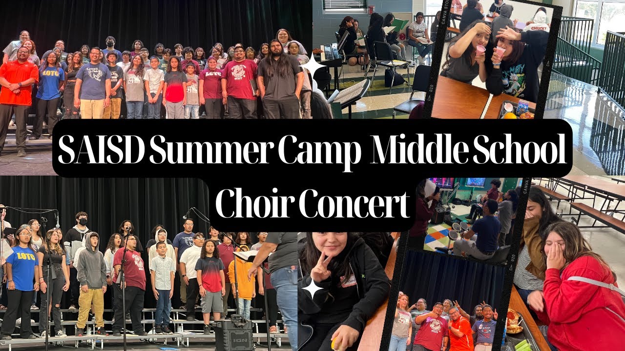 SAISD Middle School Summer Choir Concert - YouTube