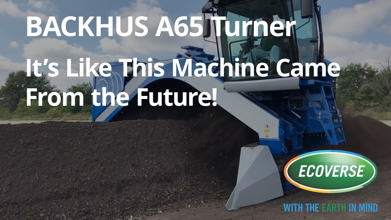 The BACKHUS A65 Compost Turner is Futuristic - YouTube