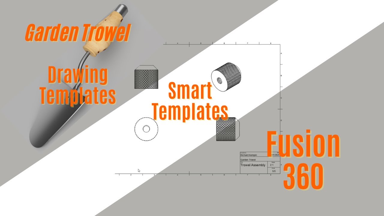 Garden Trowel: Video 8 - Drawing Templater (with Smart Templates) - YouTube