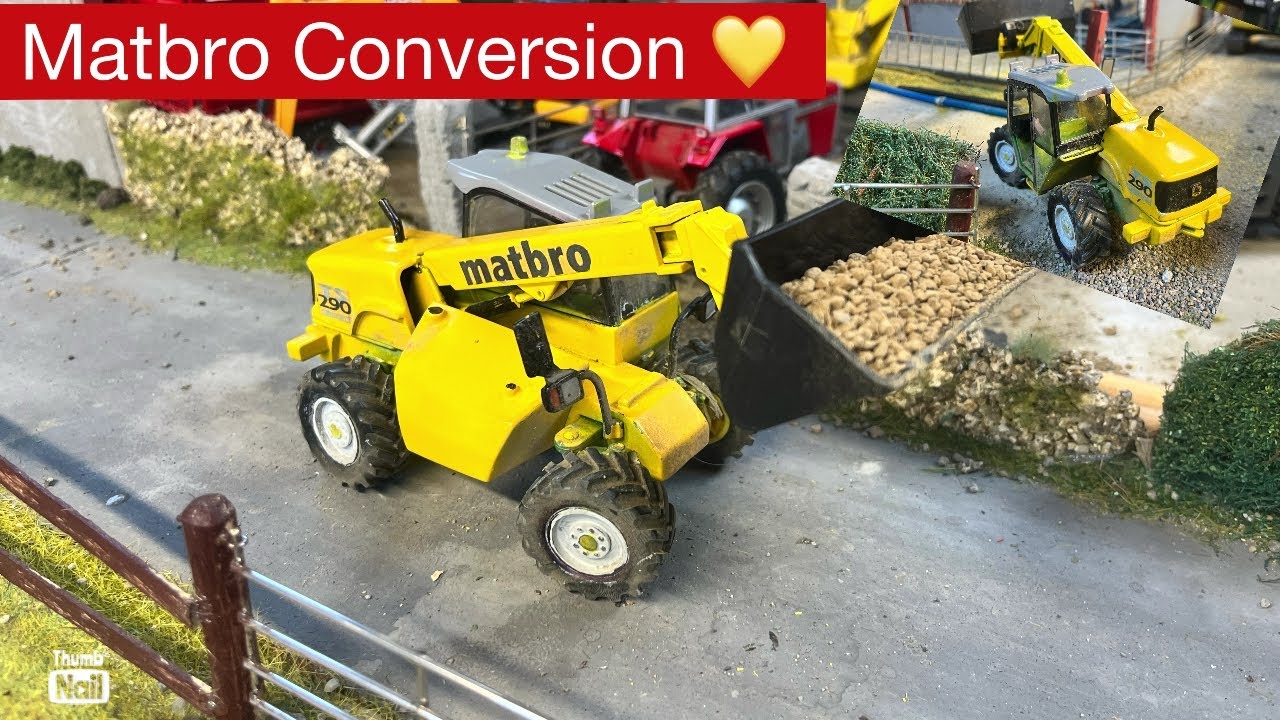 John Deere To Matbro TS290 Conversion - YouTube