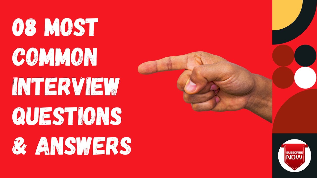 8 Most Common Interview Questions and Answers | How to crack an ...