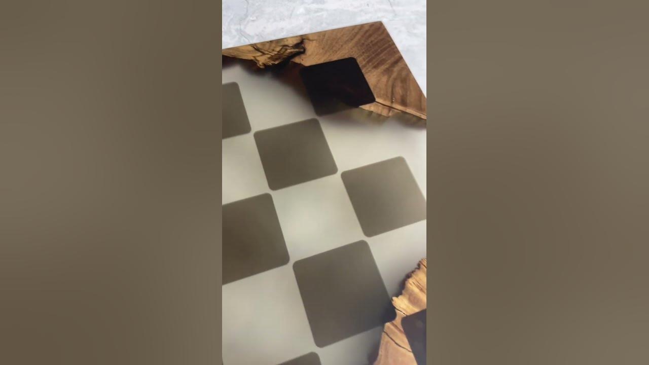 Шахматы с подсветкой из эпоксидной смолы шахматы Chess