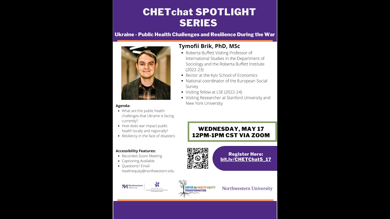CHETchat Spotlight Series- Ukraine: Public Health Challenges and ...