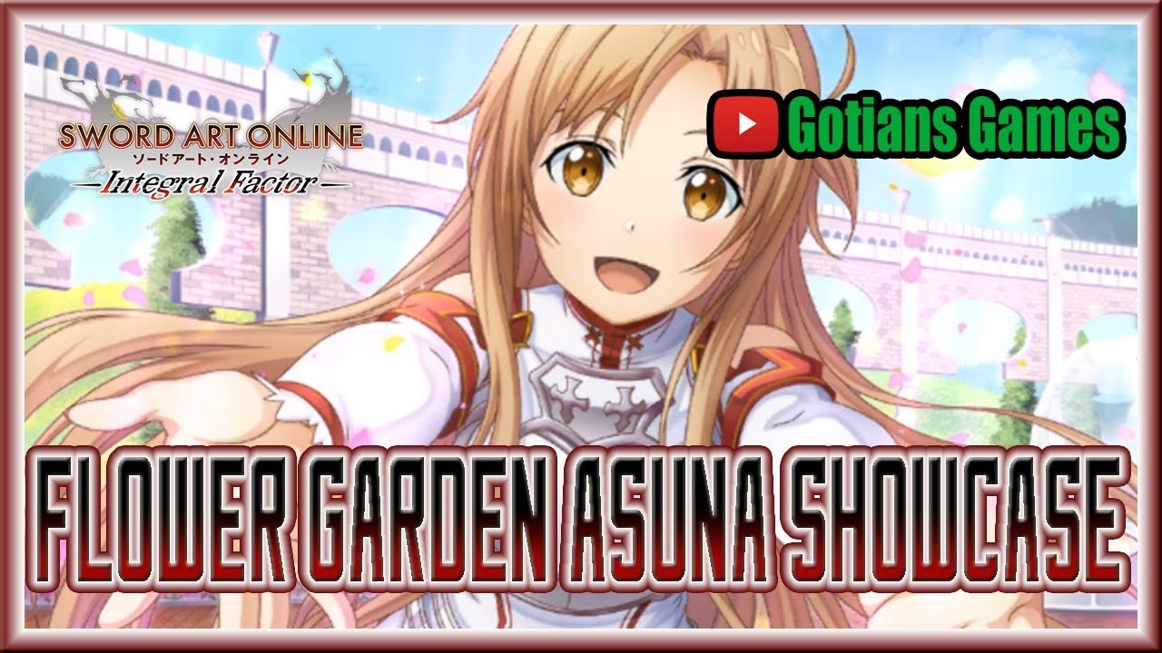 SAOIF Flower Garden Asuna Showcase! Sword Art Online Integral Factor ...