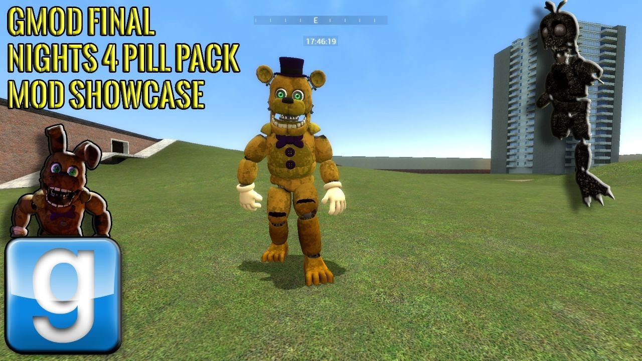 (Gmod) Final Nights 4 Pill Pack Mod Showcase - YouTube