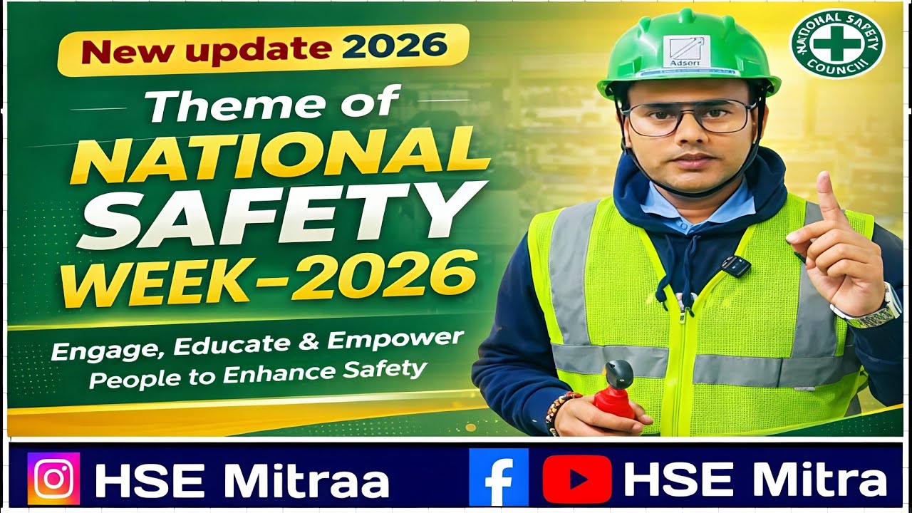 Theme of National Safety Week 2026 | New Safety Update 2026 | Engage ...