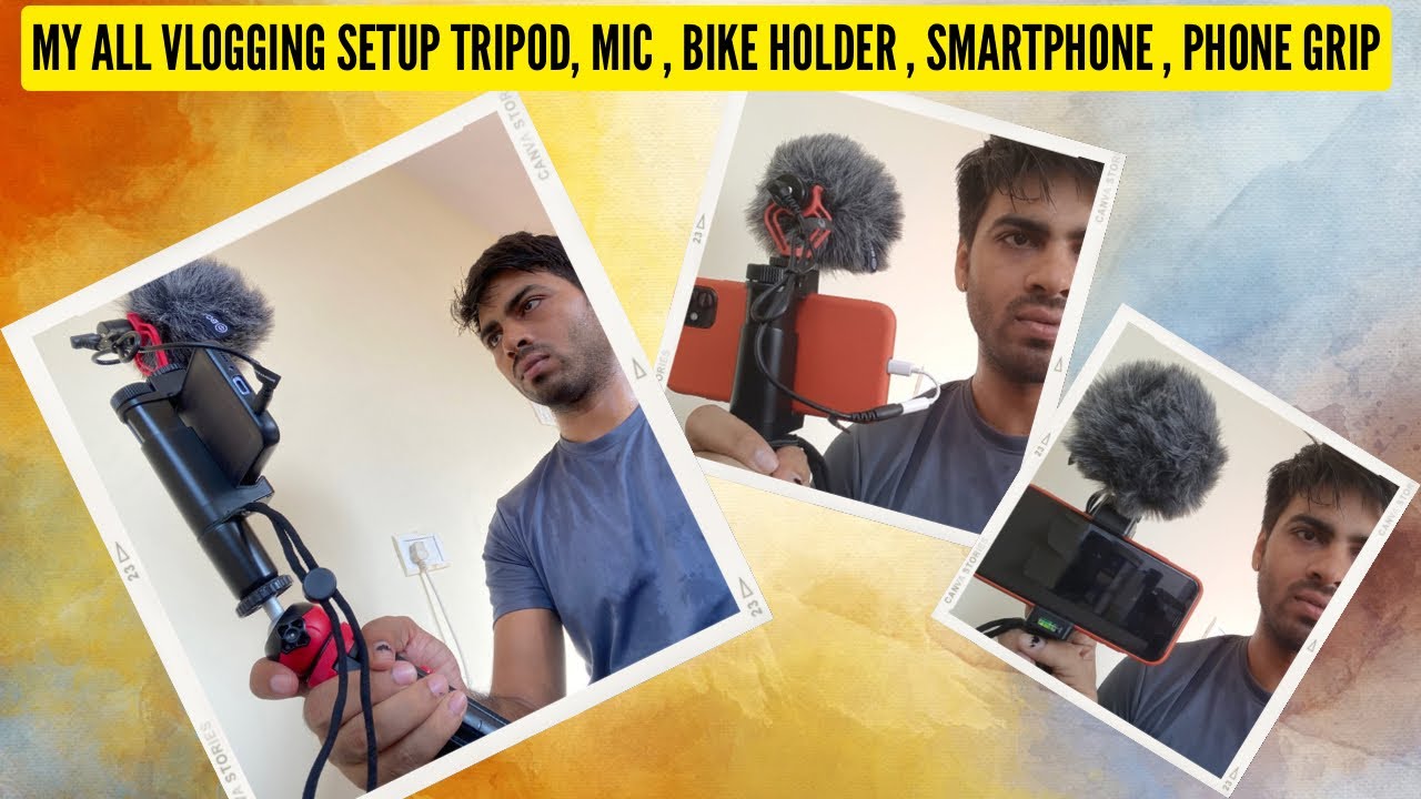 My Full Vlogging Setup Collection | phone Setup - YouTube