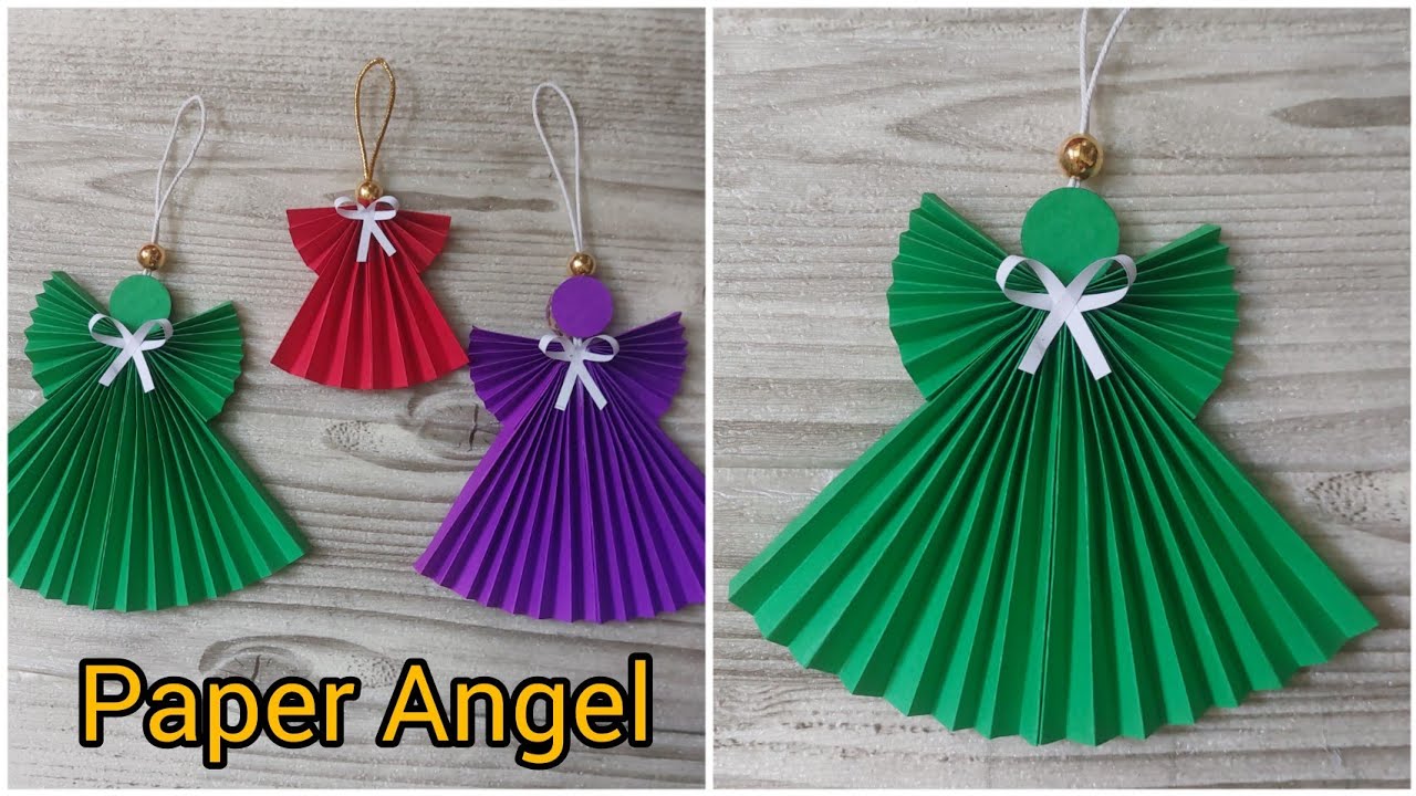 How To Make a Paper Angel /Christmas Craft Ideas - YouTube
