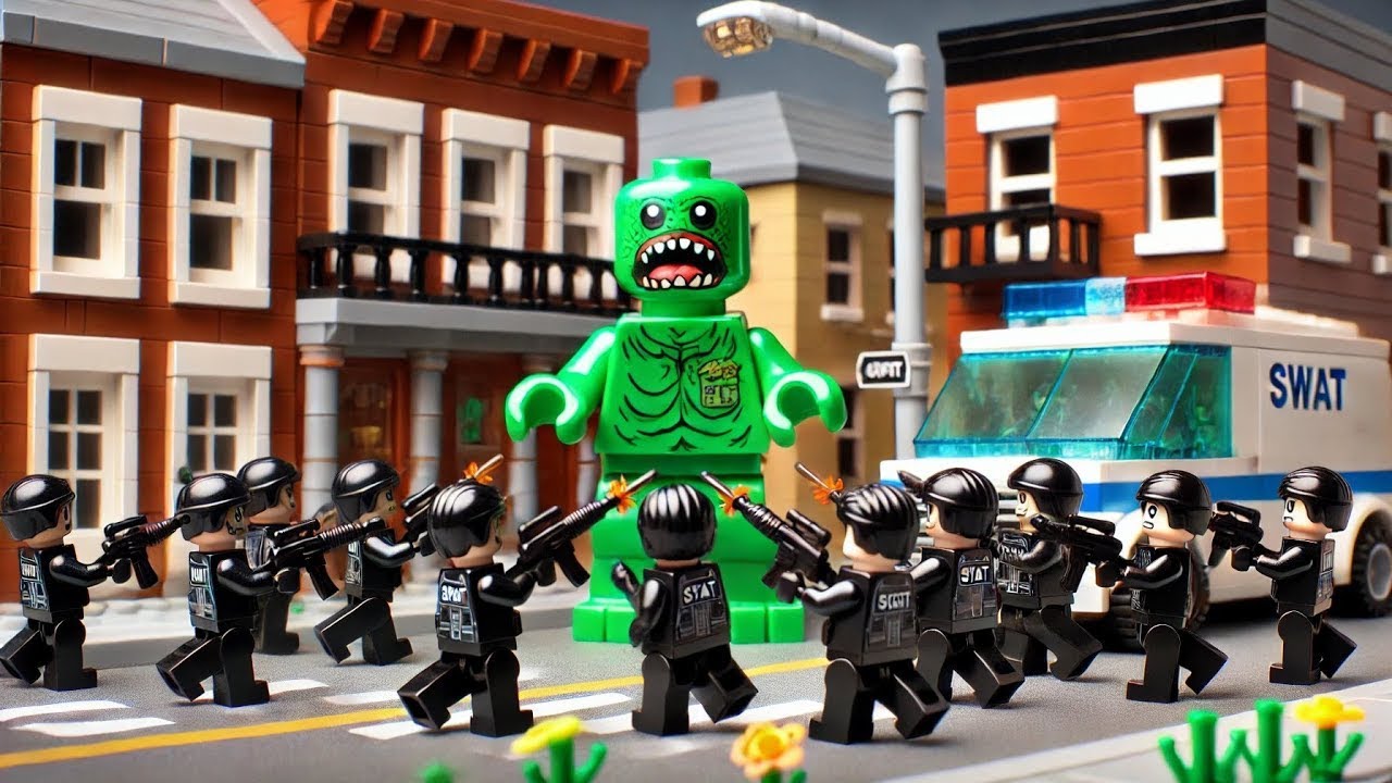72 hours to survive the LEGO Zombie Outbreak with SWAT Tactics - YouTube