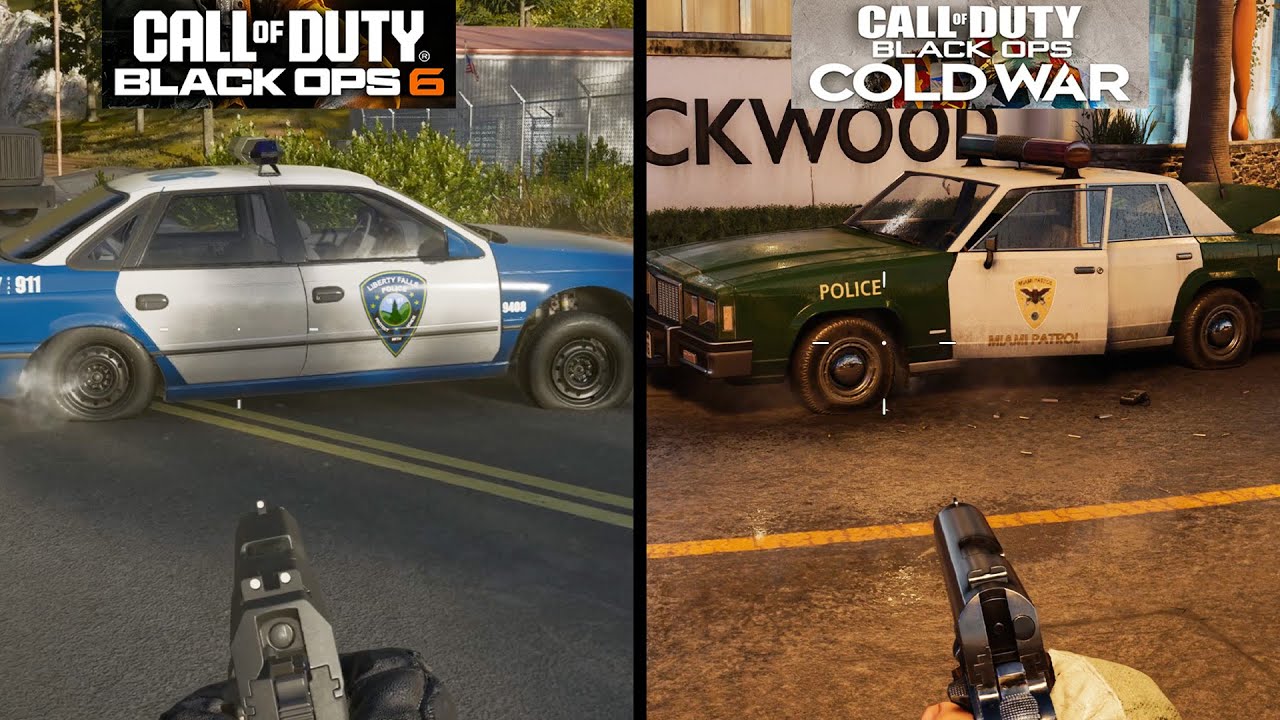 Call of Duty Black Ops 6 vs Cold War - Physics and Details Comparison ...