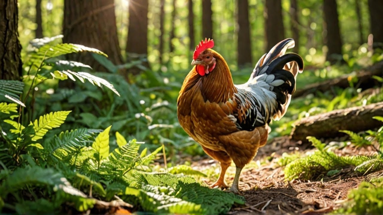🌱 Food Forest Bug Hunt: Chickens Scratching Through the Woodchips 🐔 ...