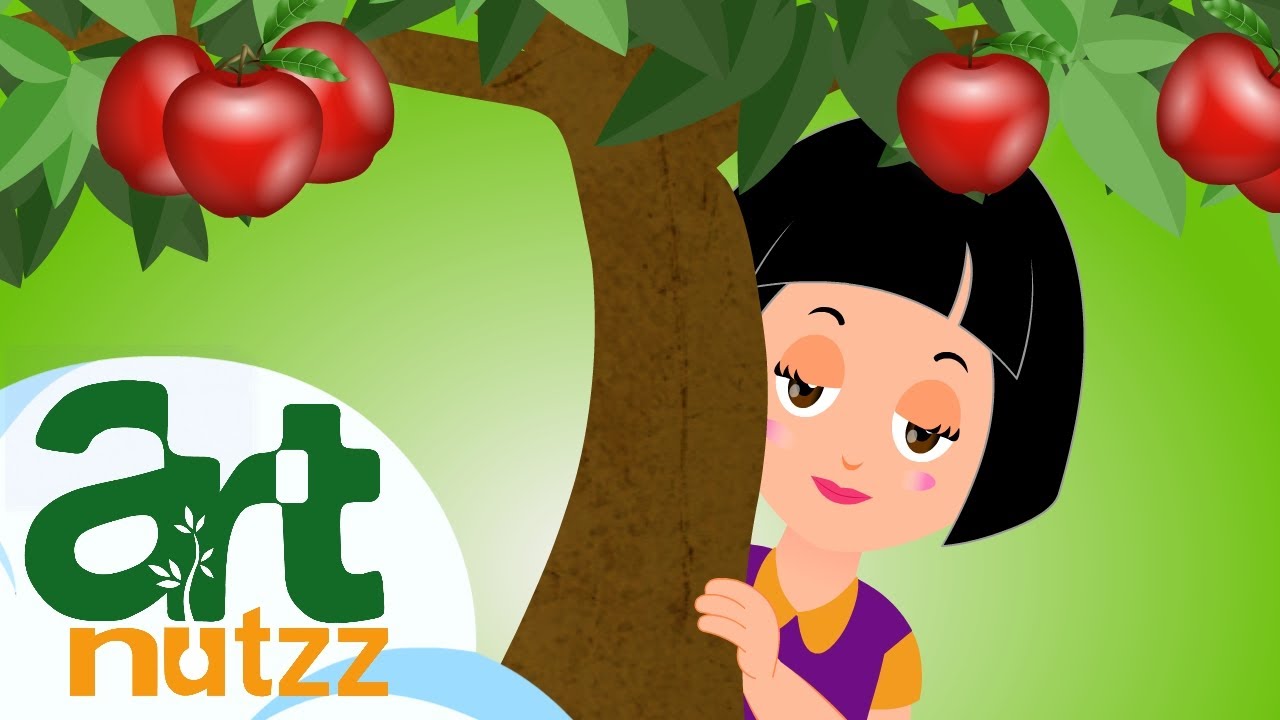 Red are the apples | colors songs for kindergarten | English Nursery ...