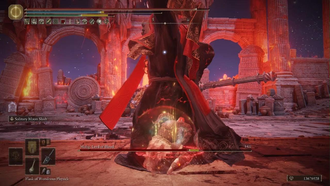 first time killing NG+7 Mohg with no bleed - YouTube