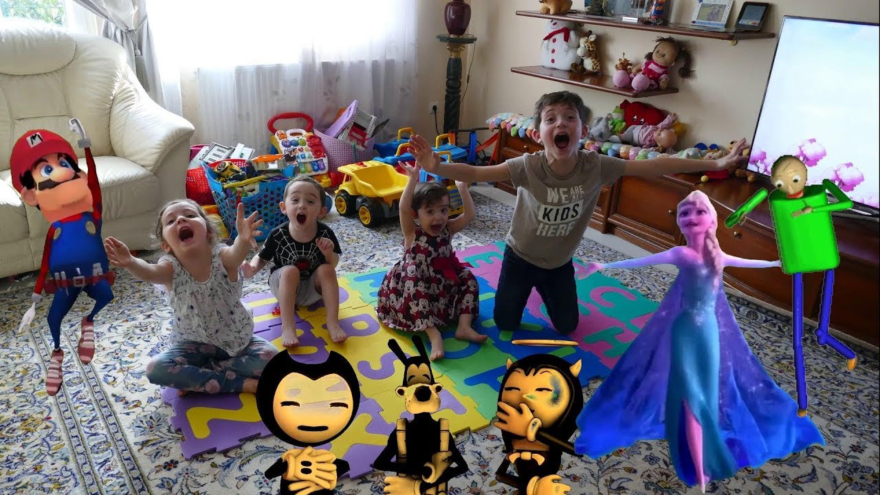 ABC Song | Kids Pretend Play Learning Alphabet w/ ELSA BENDY BALDI ...